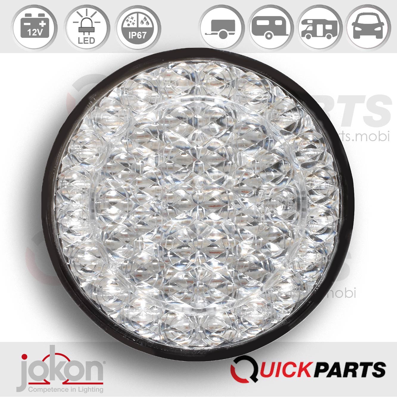 LED Direction / Tail Light 12V | Jokon E2-06054 - Quick Parts