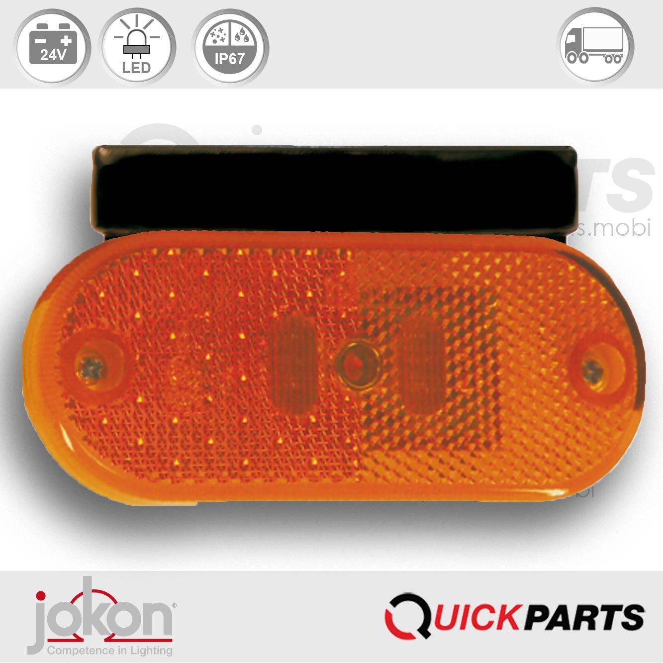 LED Side Marker Light | Jokon E2-0062 SAE - Quick Parts