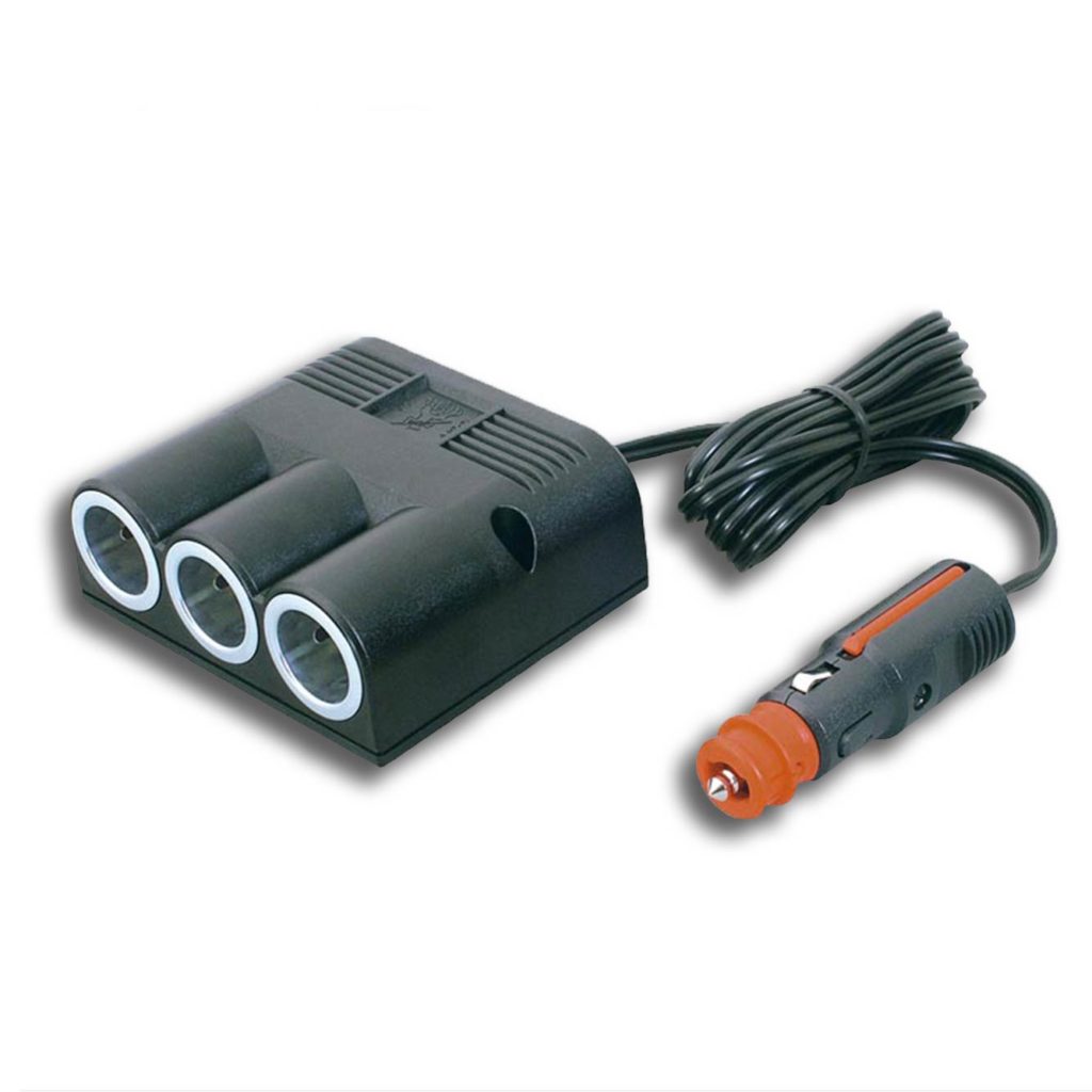 Triple Power Socket | 12-24V | PRO CAR 67601500