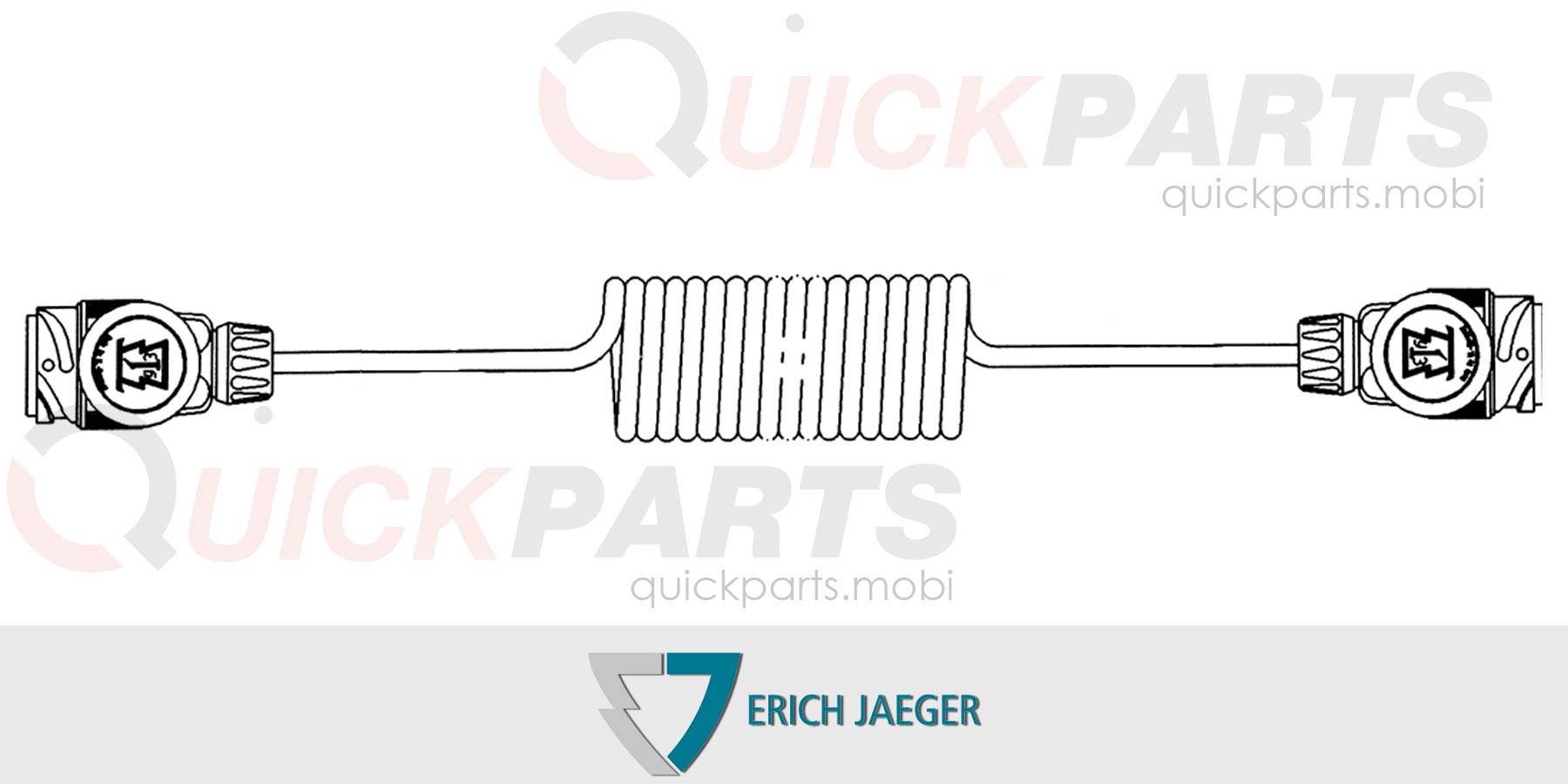 13P/12V Coil (ISO 11446) - Erich Jaeger 621050